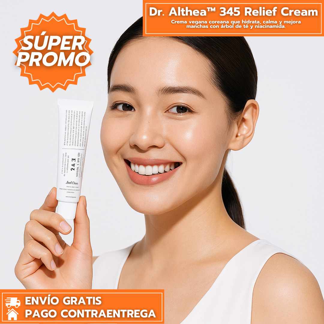 Dr. Althea™ 345 Relief Cream: Crema vegana coreana que hidrata, calma ...